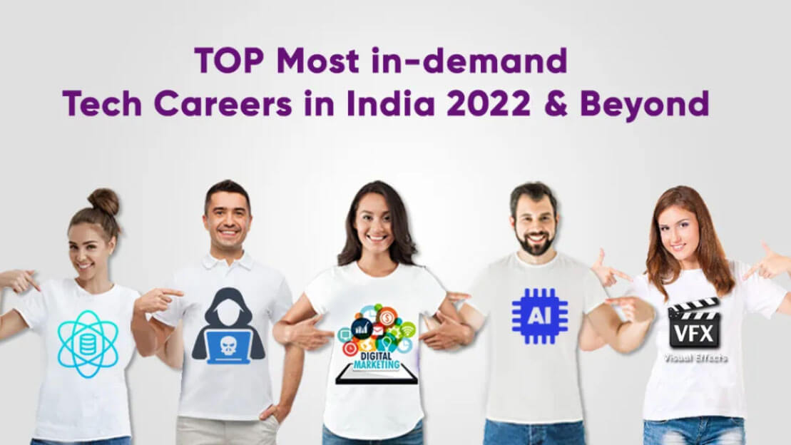 Top 5 Most in-demand Tech Careers in India 2022 and Beyond | E-Search ...