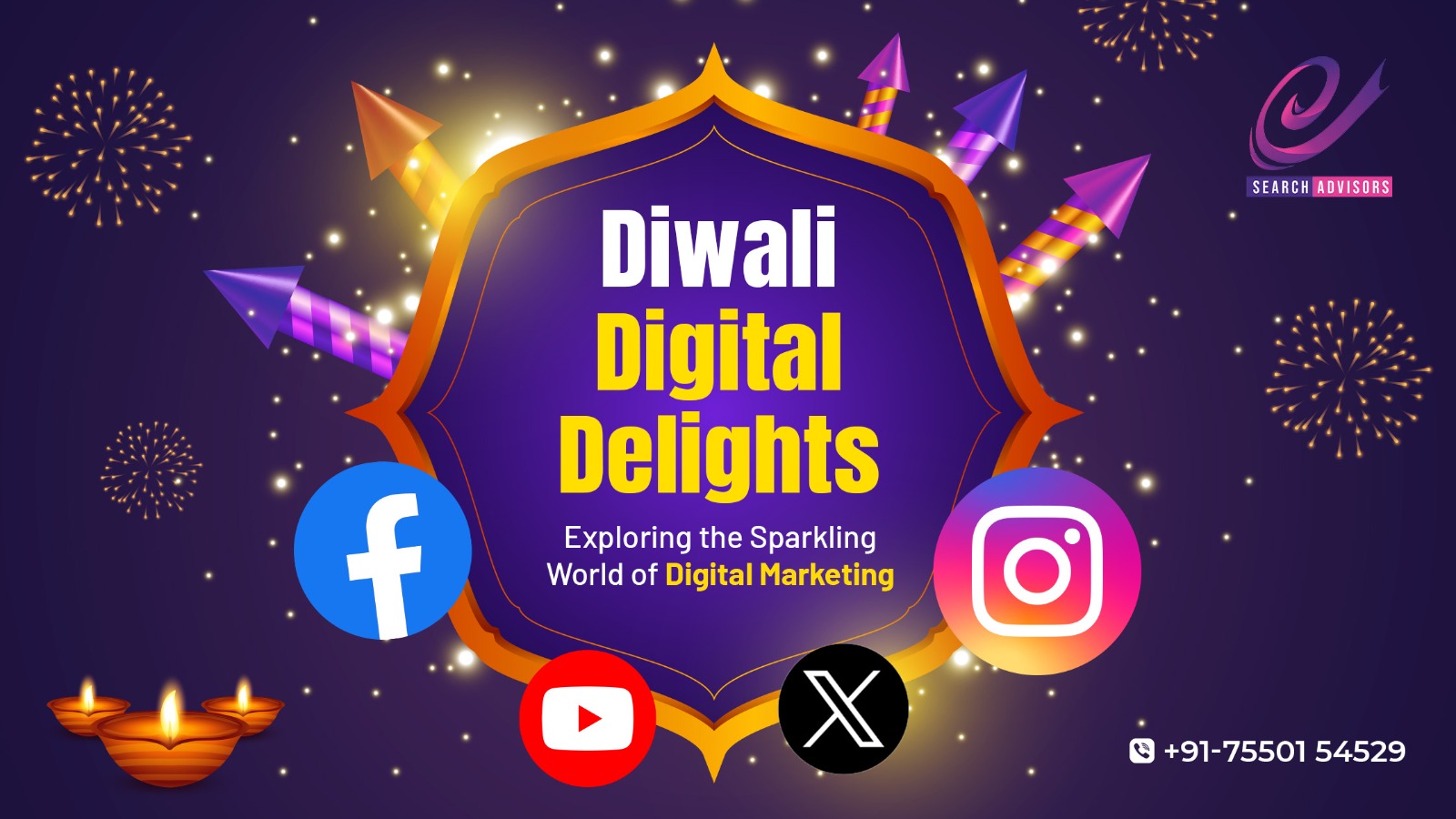 Diwali Digital Delights | Digital Marketing | Diwali 2023